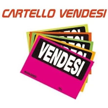 CARTELLO VENDESI IN PVC MM 300x200: Amazon.it: Casa e cucina