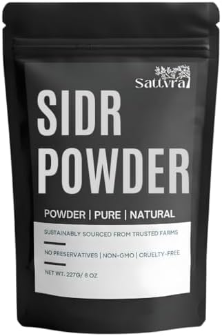 Sidr Powder Sattvra(227) grams/Finely ground Sidr leaves Powder/For DIY ...
