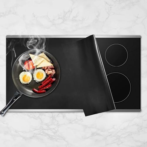 SOONHUA Kitchen Induction Hob Protector Mat,80x50 CM Cooktop Scratch ...