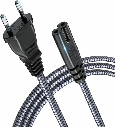 Amazon.com: European Power Cord, Goalfish EU 2- Slot Power Cable ...