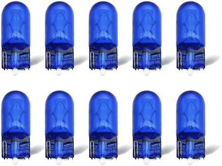 Amazon.com: Rafeal Auto 194 Nature Blue Light Bulb 10 Pack,194NB ...