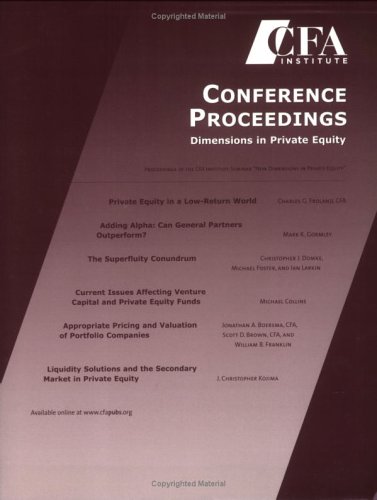 Dimensions in Private Equity: Mark K. Gormley, Christopher J. Domke ...