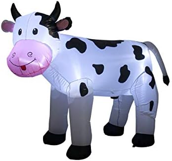 Amazon.com: DomKom 9FT Christmas Giant Clydesdale Horse Inflatables ...