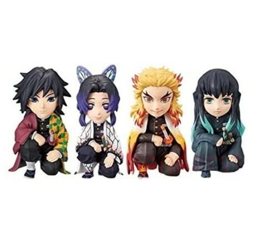 Trunkin Demon Slayer Kimetsu no Yaiba Set of 4 Pcs The Hashira Mini ...
