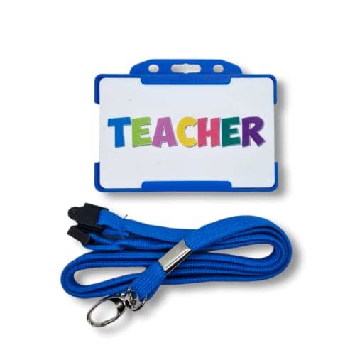 Teacher Roleplay Children's Novelty ID Card & Lanyard - Teacher Role ...
