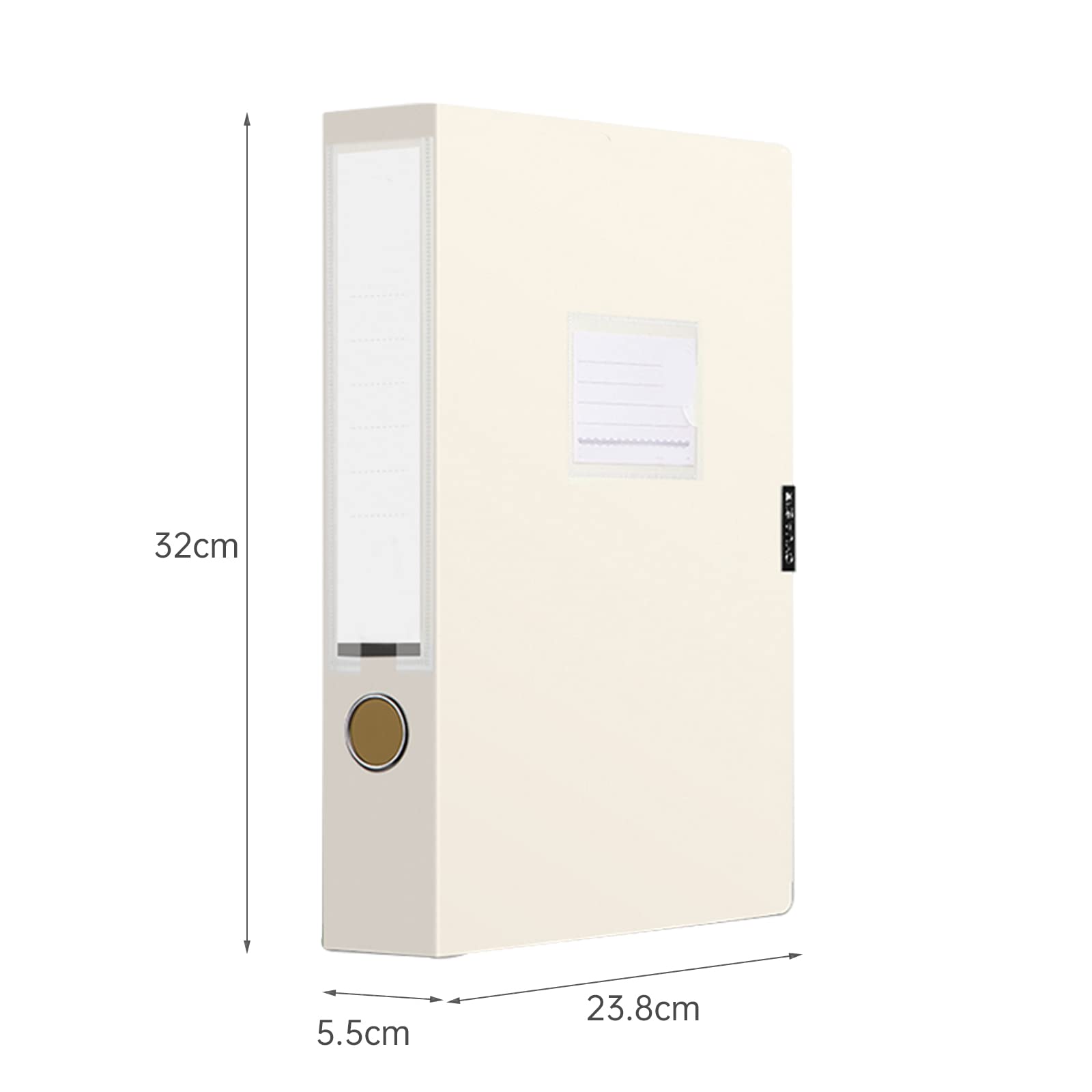 Document Box for DIN A4 with Finger Hole 55 mm Thick Plastic File Box ...