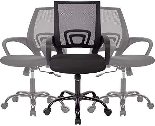 Amazon.com: Mid Back Mesh Ergonomic Computer Desk Office Chair,4 Pack ...