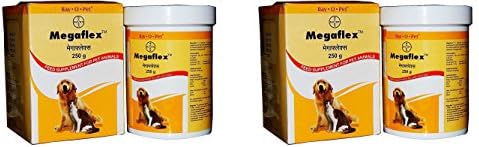 Bayer Megaflex Feed Supplement For Dog and Cat-250 Gm, Pack of 2 ...