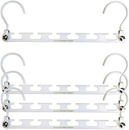 Amazon.com: Wonder Hanger Swivel, Cascading Space-Saving Hangers for ...