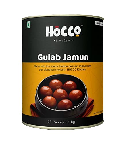 HOCCO Ready To Eat Gulab jamun 1 kg | Soft & Delicious | Open & Eat ...