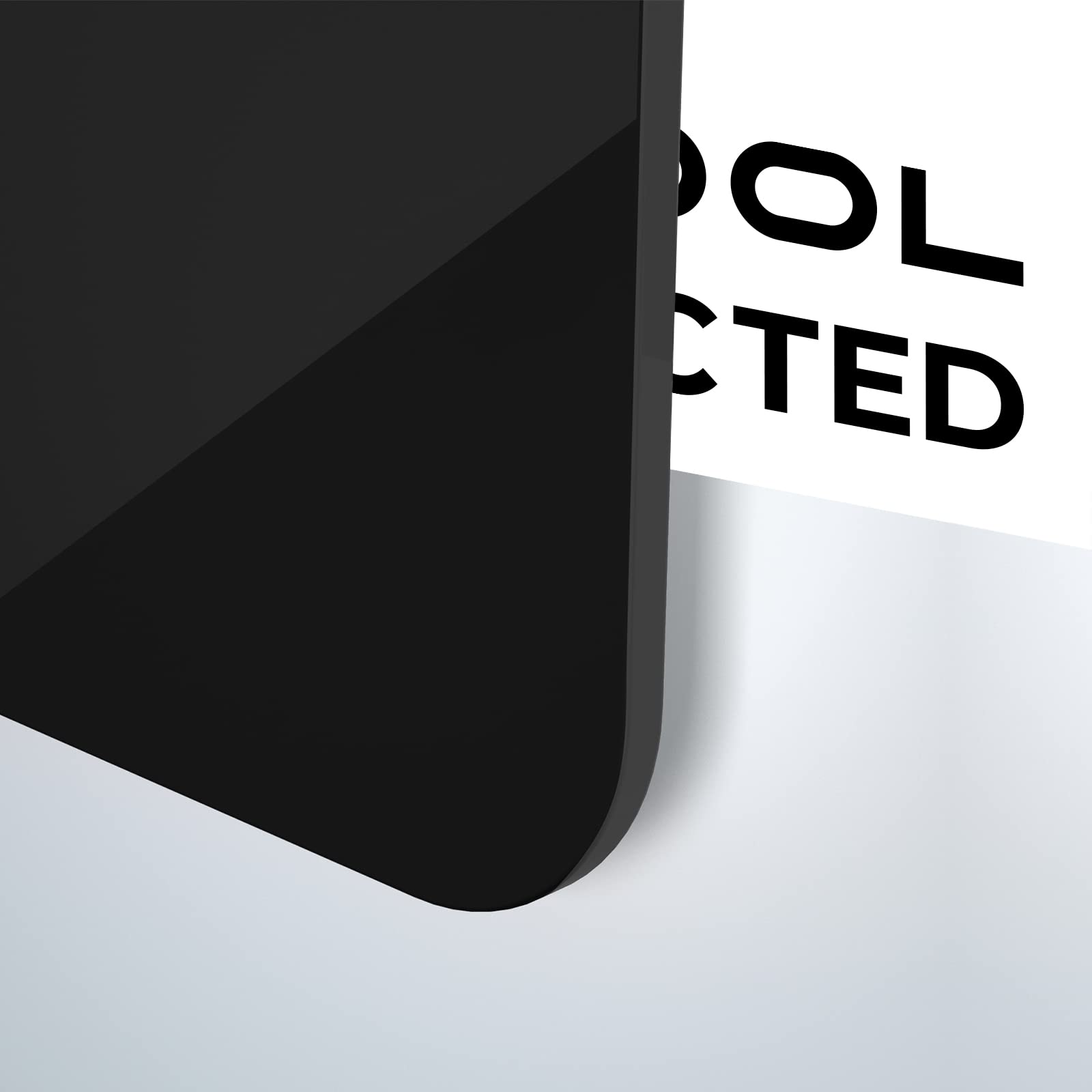 Snapklik.com : xTool Selected Black Opaque Glossy Acrylic Sheets, 12 X ...
