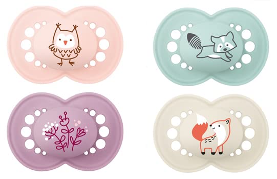Amazon.com : MAM Original Matte Baby Pacifier, Nipple Shape Helps ...
