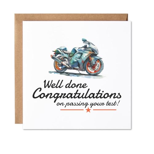 Maise & Rose Congratulations On Passing Your Motorbike Test Card | Well ...