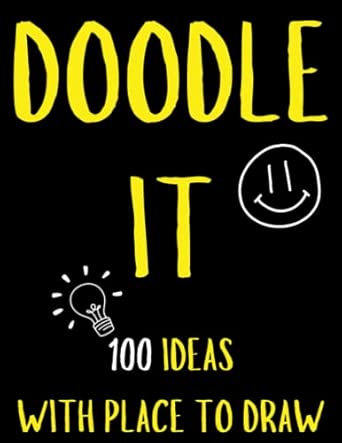 Doodle It - 100 ideas - Doodle Sketchbook: Creative doodle drawing ...