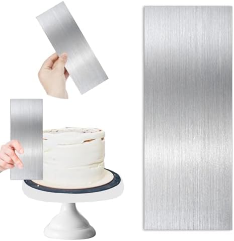 Metal Cake Scraper 8.6 Inch Stainless Steel Icing Scraper and Icing ...