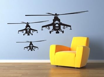 Vinyl Concept - Army Wall Stickers, Army Troops, Heli, Apache, Wall ...