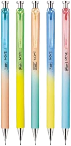 FLAIR MOVE 0.7 Mechanical Pencils| Premium Matt Finish Multicolor Body ...
