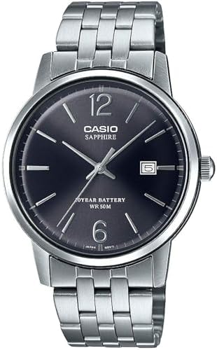 Buy Casio Black Dial Stainless Steel Quartz Mts-110D-1Av Mts110D-1Av ...