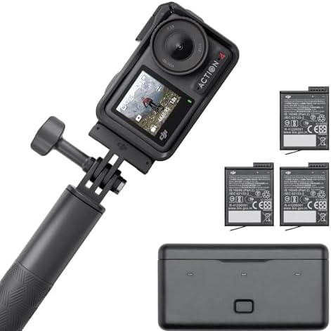 Amazon.com : DJI Osmo Action 4 Adventure Combo, Waterproof Action ...