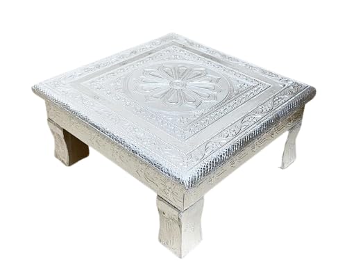 Handicrafts Fancy Aluminium Foil Designer Bajot/Chowki/Peeta for ...