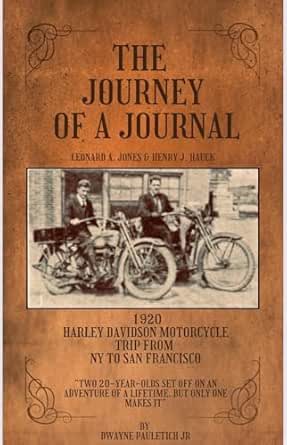 Amazon.com: The Journey Of A Journal: 1920 HARLEY DAVIDSON MOTORCYCLE ...