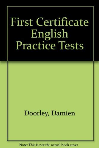 First Certificate English Practice Tests : Amazon.com.mx: Libros