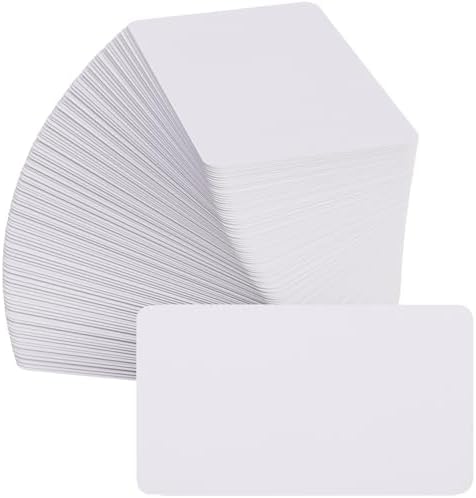 Amazon.com : MaxGear 100Pcs Blank Business Cards, 3.5" x 2" Kraft Paper ...