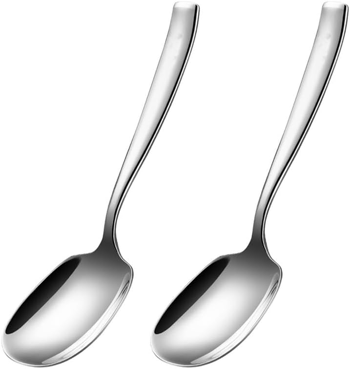 Amazon.com | Wenkoni X-Large Buffet Serving Spoons,Heavy Duty Square ...