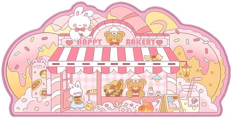 Amazon.com: GeekShare Large Gaming Mouse Pad Kawaii Pink Non-Slip ...