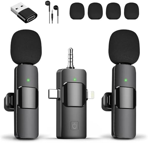 Amazon.com: TUTGLOBAL 3 in 1 Microphone for iPhone iPad Android Camera ...