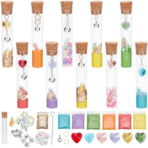 Amazon.com: WEBEEDY Glass Wishing Message Jar Bottles Ornaments Kit ...