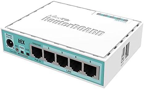Amazon.com: Mikrotik hEX RB750Gr3 Pre-Configured 5-Port Ethernet ...