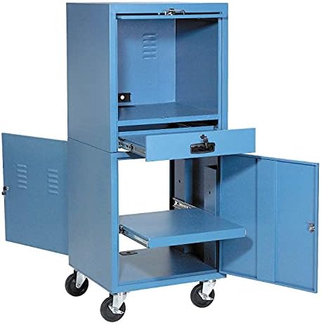 Amazon.com: Global Industrial Mobile Security LCD Computer Cabinet ...