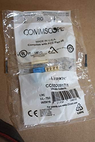 CommScope Category 6 U/UTP Information Outlet Blue - Amazon.com
