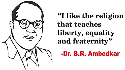 Wallstick " B.R.AMBEDKAR " wallstickers (Vinyl 100 cm x 50 cm) : Amazon ...