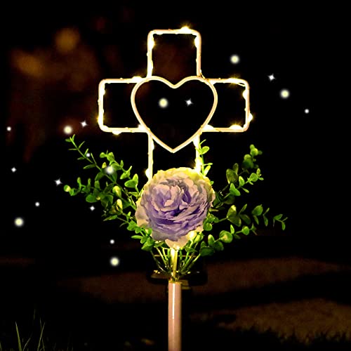 Joyathome 16 Inch Solar Cross Garden Stake Lights with 1 - Want It All