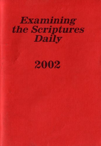Examining the Scriptures Daily (ES02E): Watchtower Bible and Tract ...