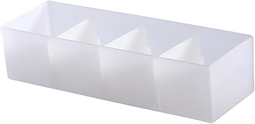 Amazon.com - 4 Section Drawer Organizer Tray with Removable Partitions ...