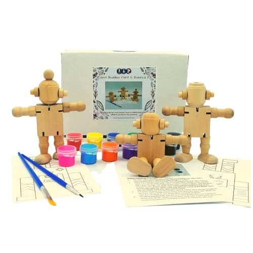 Amazon.com: Ink and Trinket Kids Robot Painting Craft Kit, Make Your ...