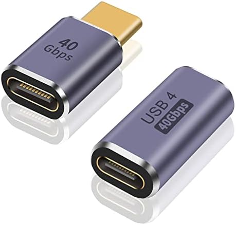 Poyiccot 2Pack USB C Extender, 40Gbps Male to Female + Female to Female ...