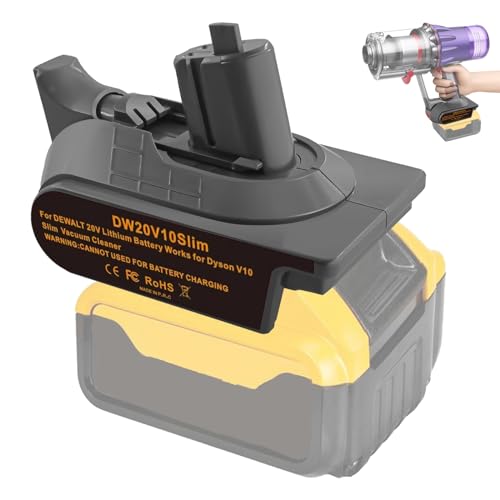 BTRUI V10 Slim Adapter for Dewalt 20V Lithium Battery Convert to for ...