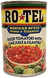 Amazon.com : ROTEL Mexican Style Lime and Cilantro Diced Tomatoes and ...