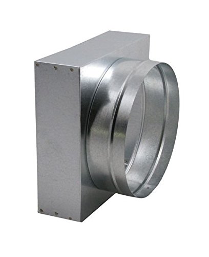 Square to Round Transition Box 14x14 inch Square & 10 inch Round ...