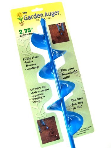 Amazon.com : Garden Auger Bulb Planter 2.75" x 24" Regular Duty : Augur ...