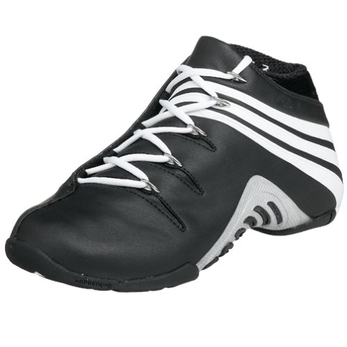 Adidas Big Kids' Game Day Lightning 2 Basketball Shoe,Blk/Wht/Silver,4. ...