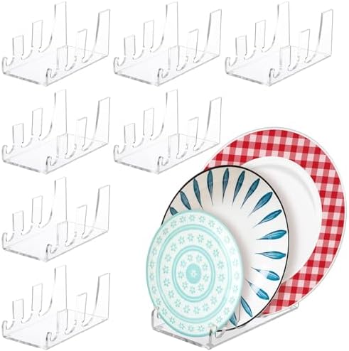Amazon.com: 2 Pack Plate Stands For Display,Wooden Plate Holders for ...
