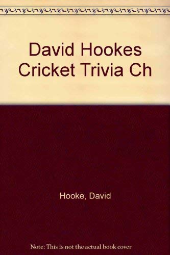 Amazon | David Hookes Cricket Trivia Ch | Hooke, David | Contemporary