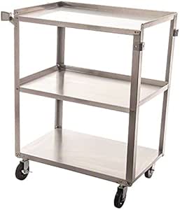 Amazon.com | Pinch Stainless Steel Bus Cart: Serving Trays