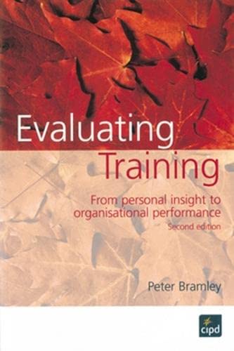 Evaluating Training: Peter Bramley: 9781843980308: Amazon.com: Books