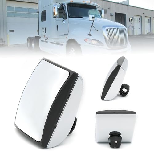 Amazon.com: LEAVAN Hood Mirror Chrome Fit for 2008-2018 International ...